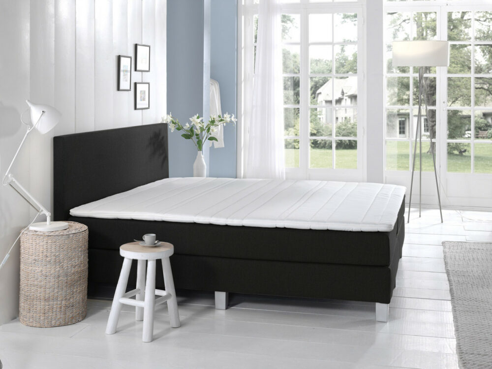 Boxspring Eefje - Zwart - 180 x 200 cm - 1Bed.nl