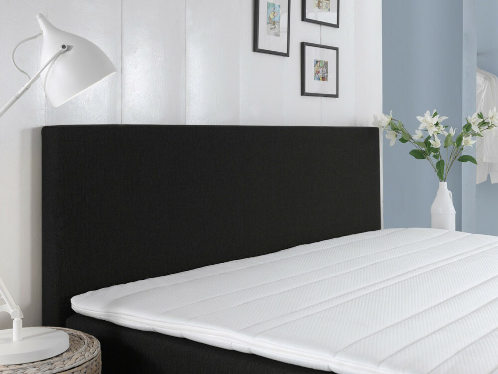 Boxspring Eefje - Zwart - 180 x 200 cm - 1Bed.nl